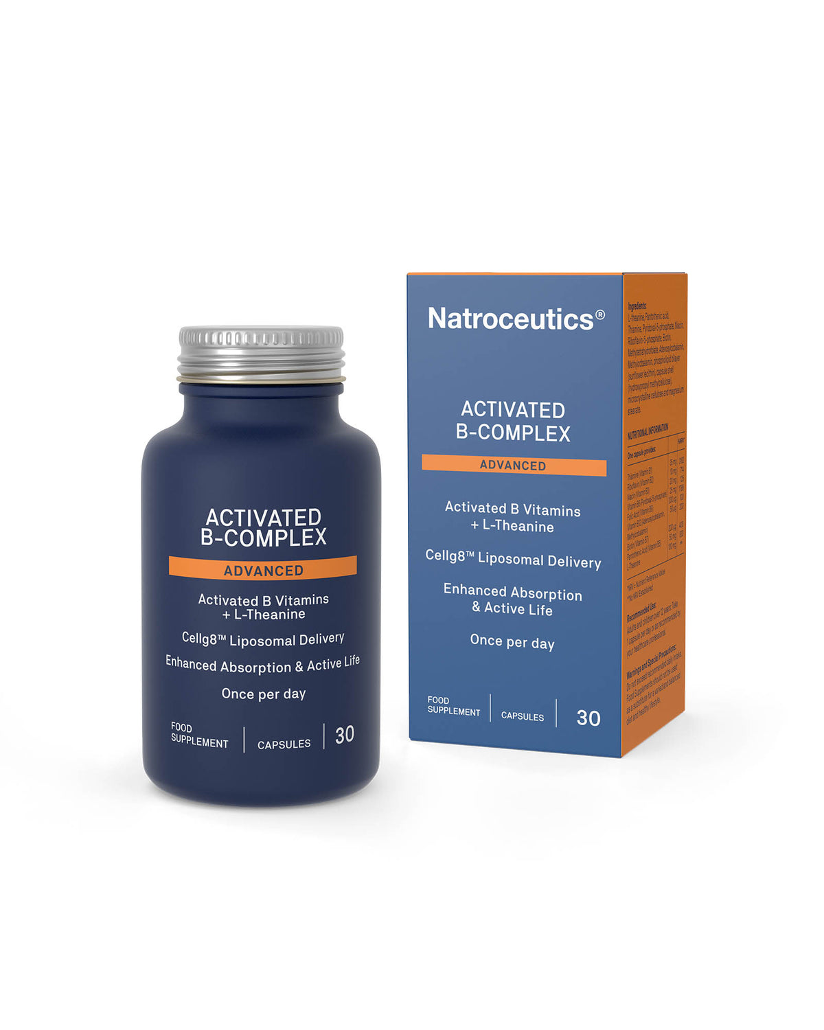 Vitamin B-Complex Advanced | Activated B Vitamins with L-Theanine ...